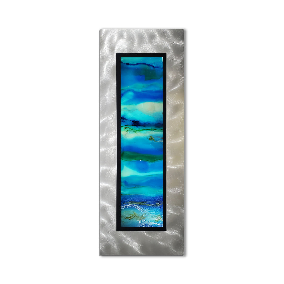 12x32 Brushed Frame – Metal Art By Design