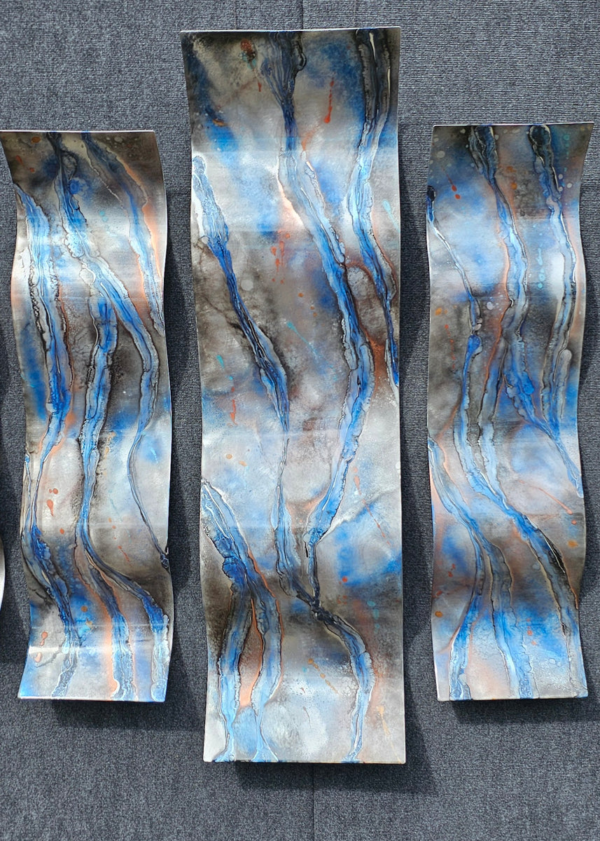 Blue Marble Tryptic – MetalArtByDesign