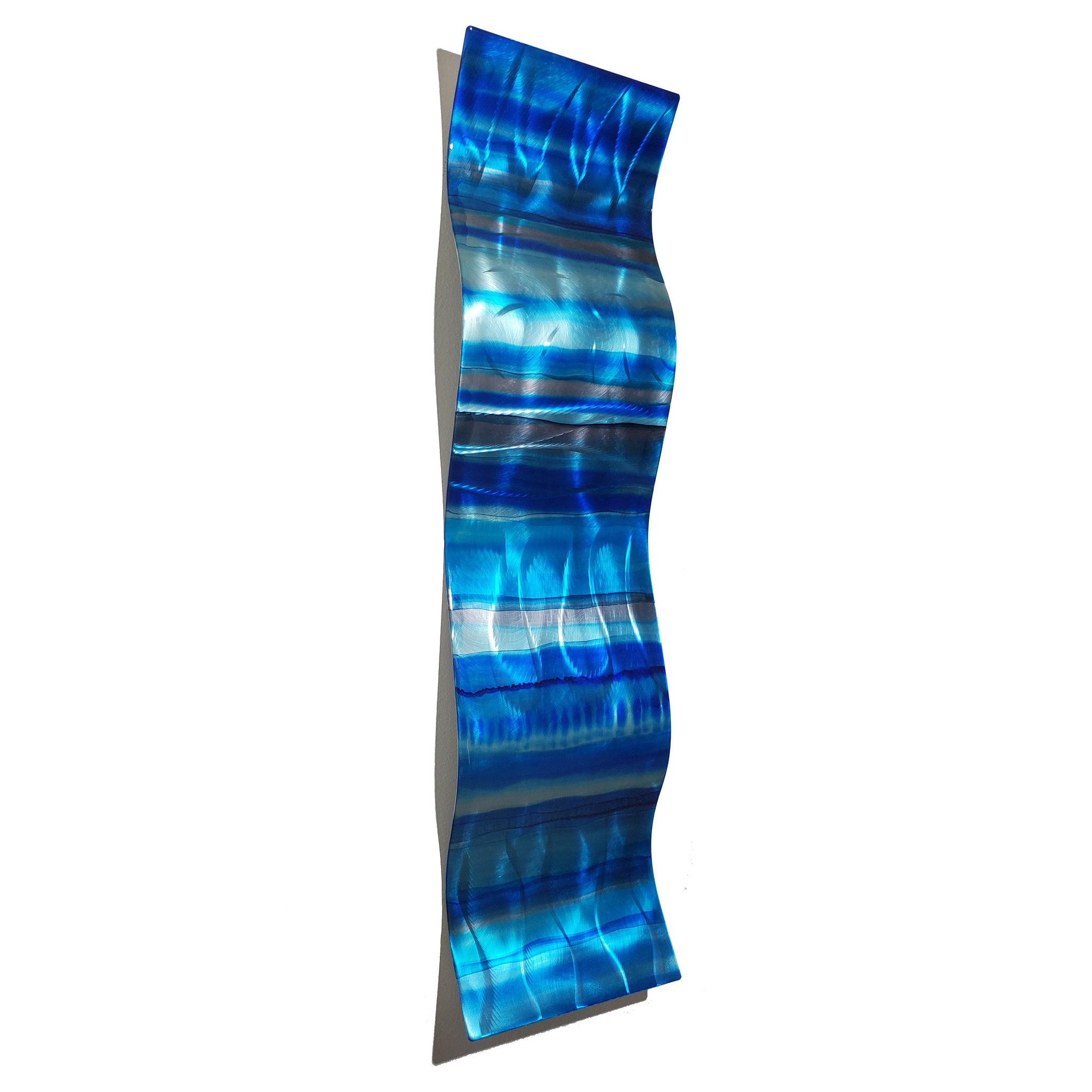 48x12 Waves – MetalArtByDesign